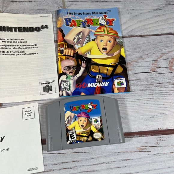Nintendo | Video Games & Consoles | N64 Nintendo 64 Paperboy Complete ...